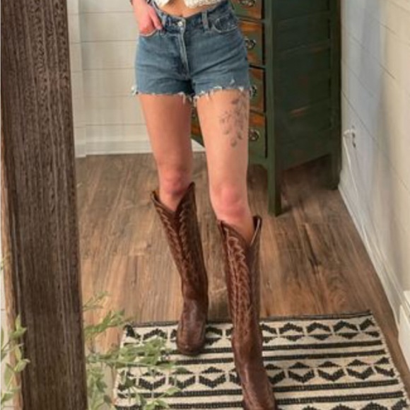 JRC & Sons | Shoes | Jrc Sons Leather Cowgirl Boots In Excellent ...